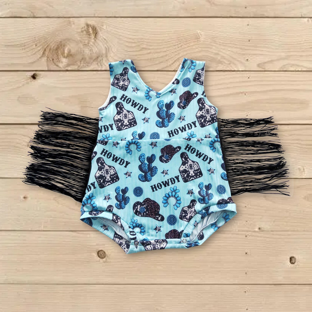 Howdy Romper, Toddle Girls Western Romper, Infant Girls Western ...