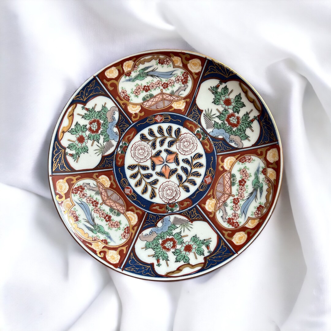 Large 9 Japanese Gold Imari Hand Painted Porcelain - Etsy