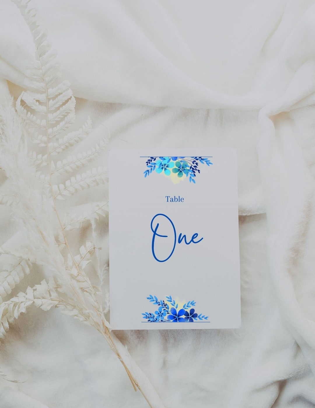 Editable Wedding Table Numbers Template 4x6 & 5x7 Garden Flower ...