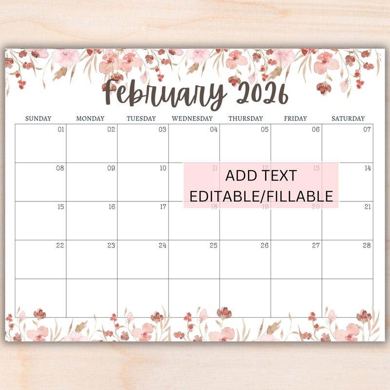 2026 Edible Calendar - Etsy