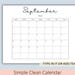 2025- 2026 Editable Printable Calendars | 2025 2026 Minimalist Calendar ...