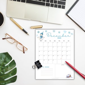 2025 EDITABLE Printable Watercolor Calendar,printable Fillable Monthly ...