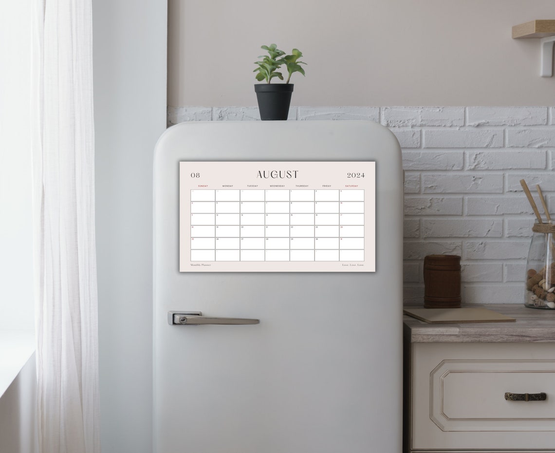 Printable Calendar 2024 Bundle, Boho Calendar, Minimalist Calendar ...