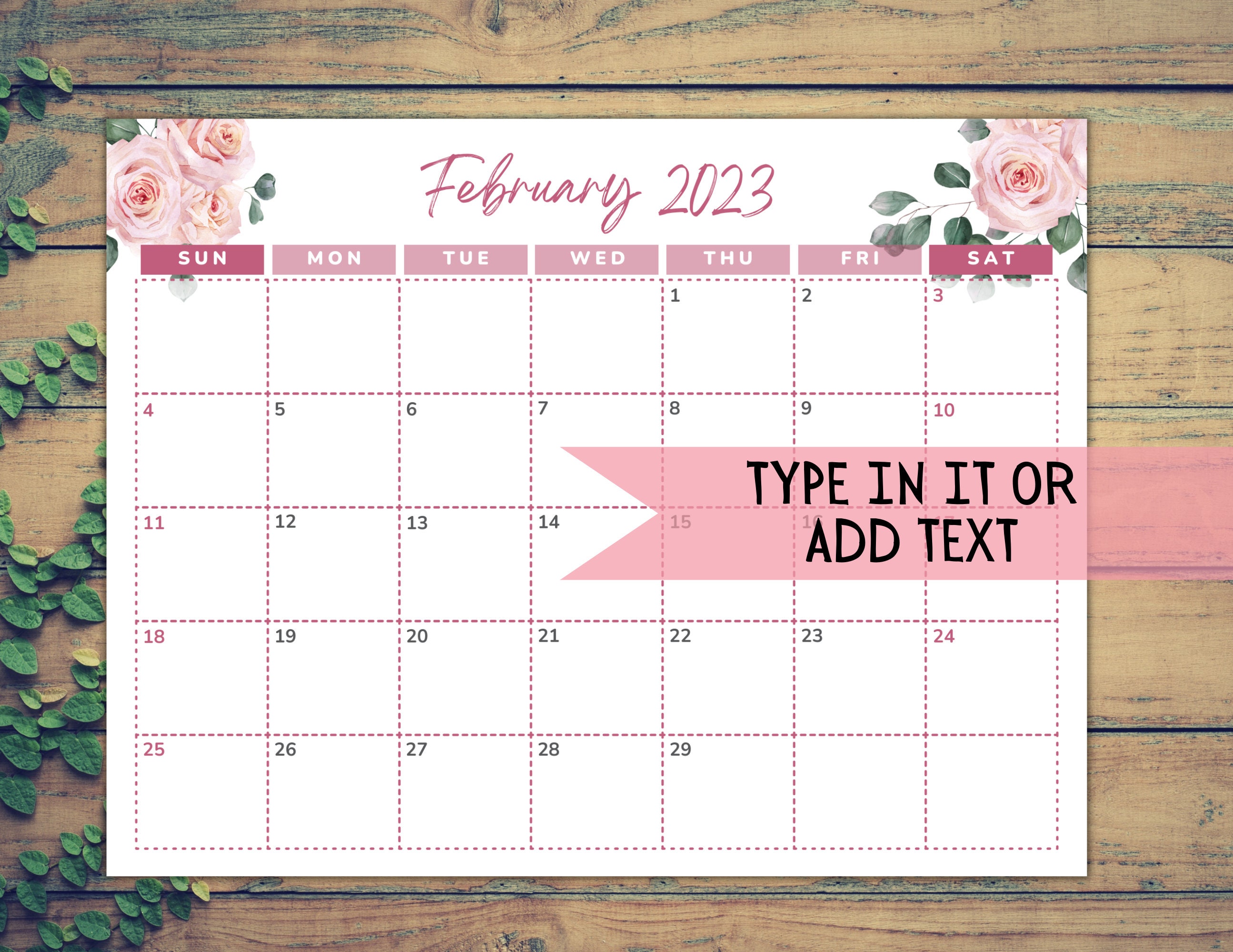 Calendar 2024 EDITABLE Fillable Printable Monthly Calendar Bundle Pack ...