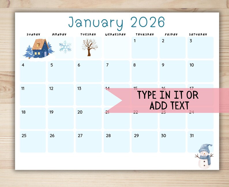 EDITABLE 2025- 2026 School Calendar Printable 2025 2026 Academic ...
