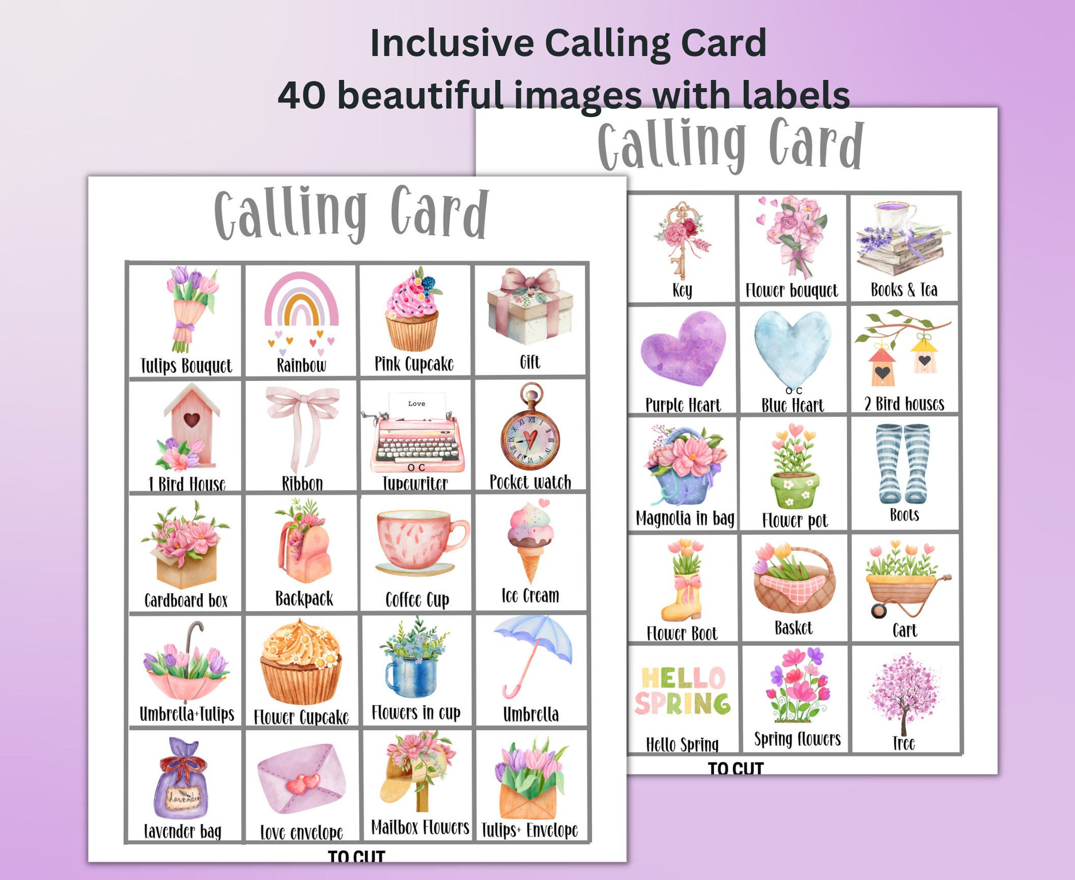 PRINTABLE April Easter Bingo Game With 50 Unique Bingo Cards, Bingo ...