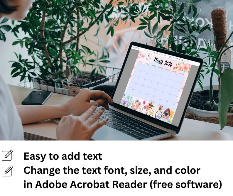 EDITABLE May 2026 Calendar, Monthly Calendar for May, Printable ...