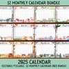 2025 2026 Editable Printable Calendars 2025 2026 Minimalist Calendar ...