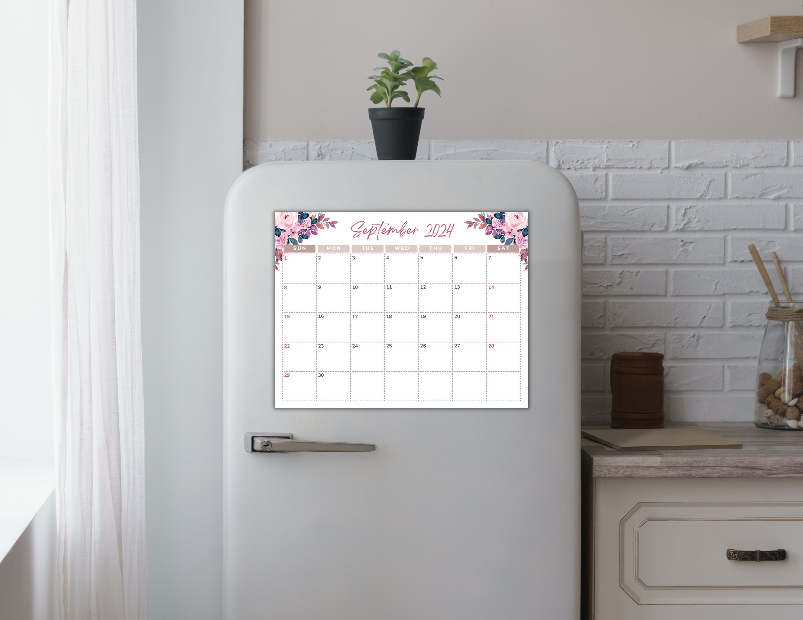 Calendar 2024 EDITABLE Fillable Printable Monthly Calendar Bundle Pack ...
