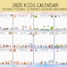 EDITABLE Monthly Calendar 2026 Bundle, Cute Whole Year 2026 Calendar ...