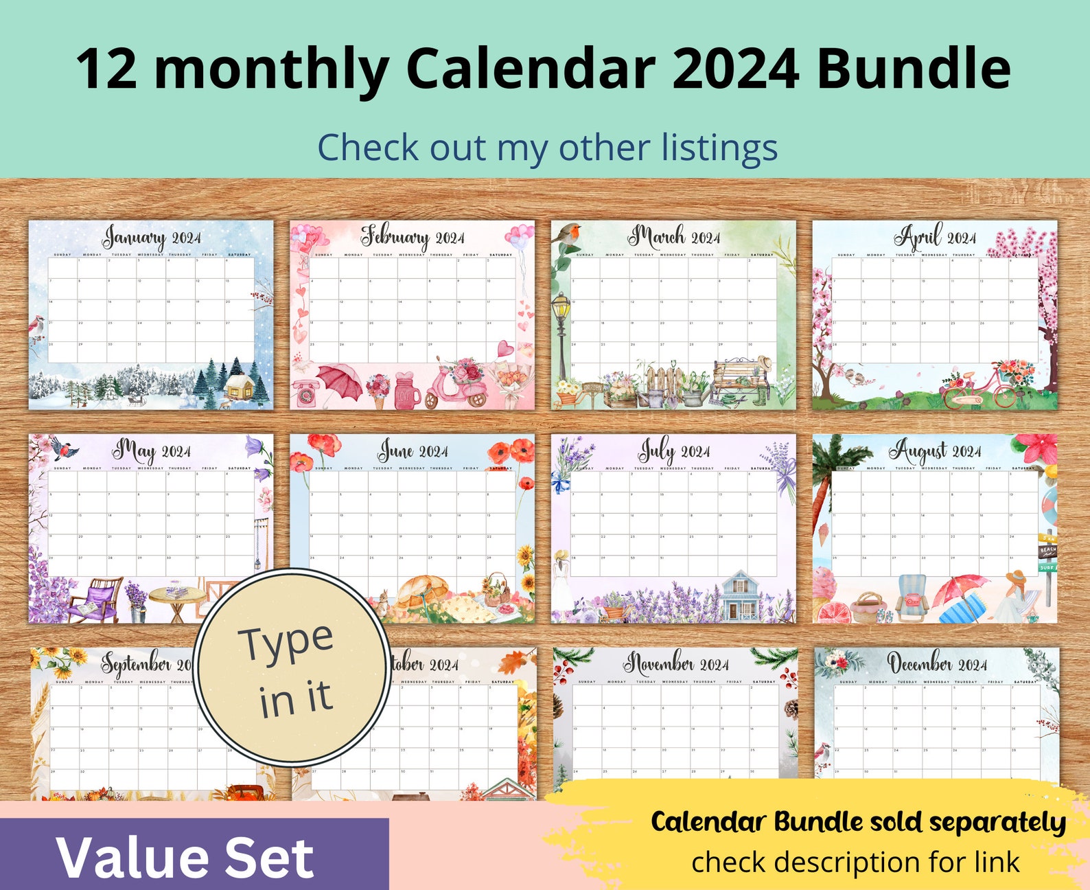 EDITABLE May 2024 Calendar Printable Fillable Monthly Calendar for May ...