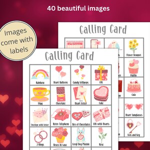 PRINTABLE February Bingo Game With 50 Unique Bingo Cards, Bing Game ...