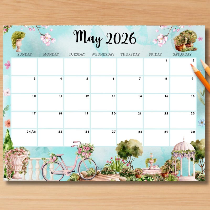 Aesthetic 2026 Calendar - Etsy