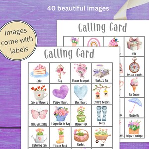 PRINTABLE SPRING Bingo Game With 50 Unique Bingo Cards, Bing Game ...