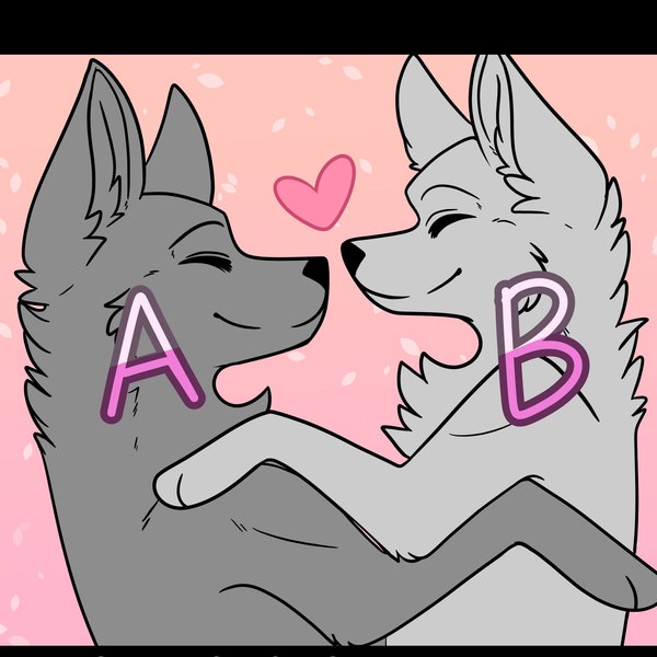 Furry Couples Art - Etsy