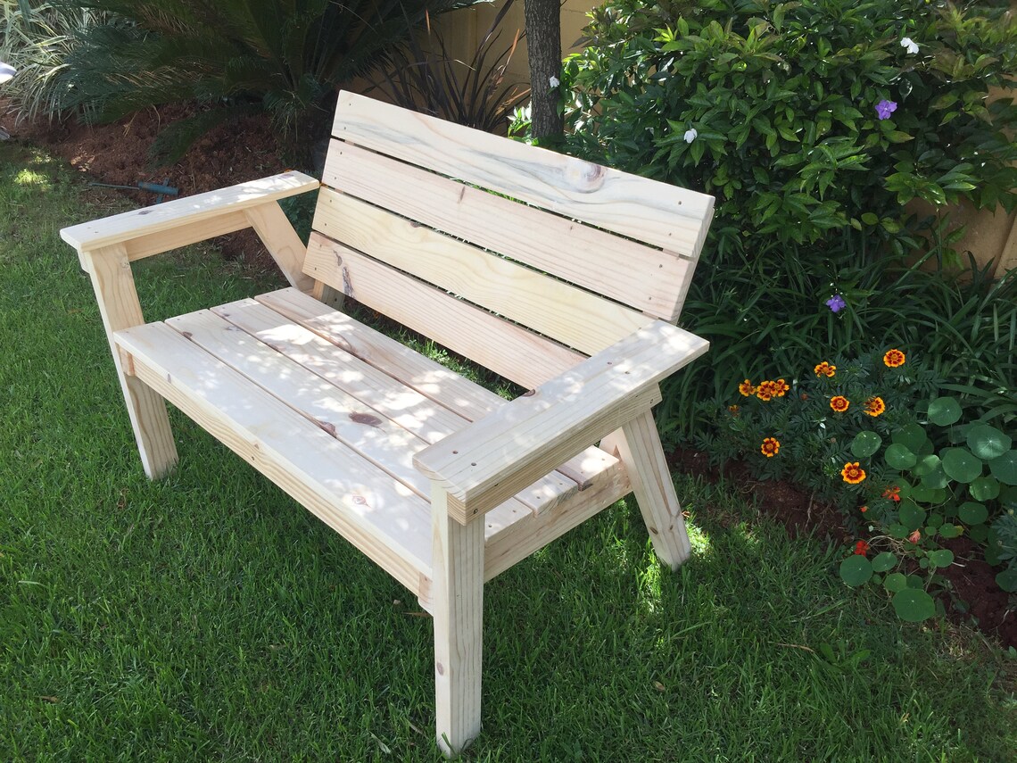 Garden Bench | Garden Bench Template | Bench Plan | Garden Bench Plan ...