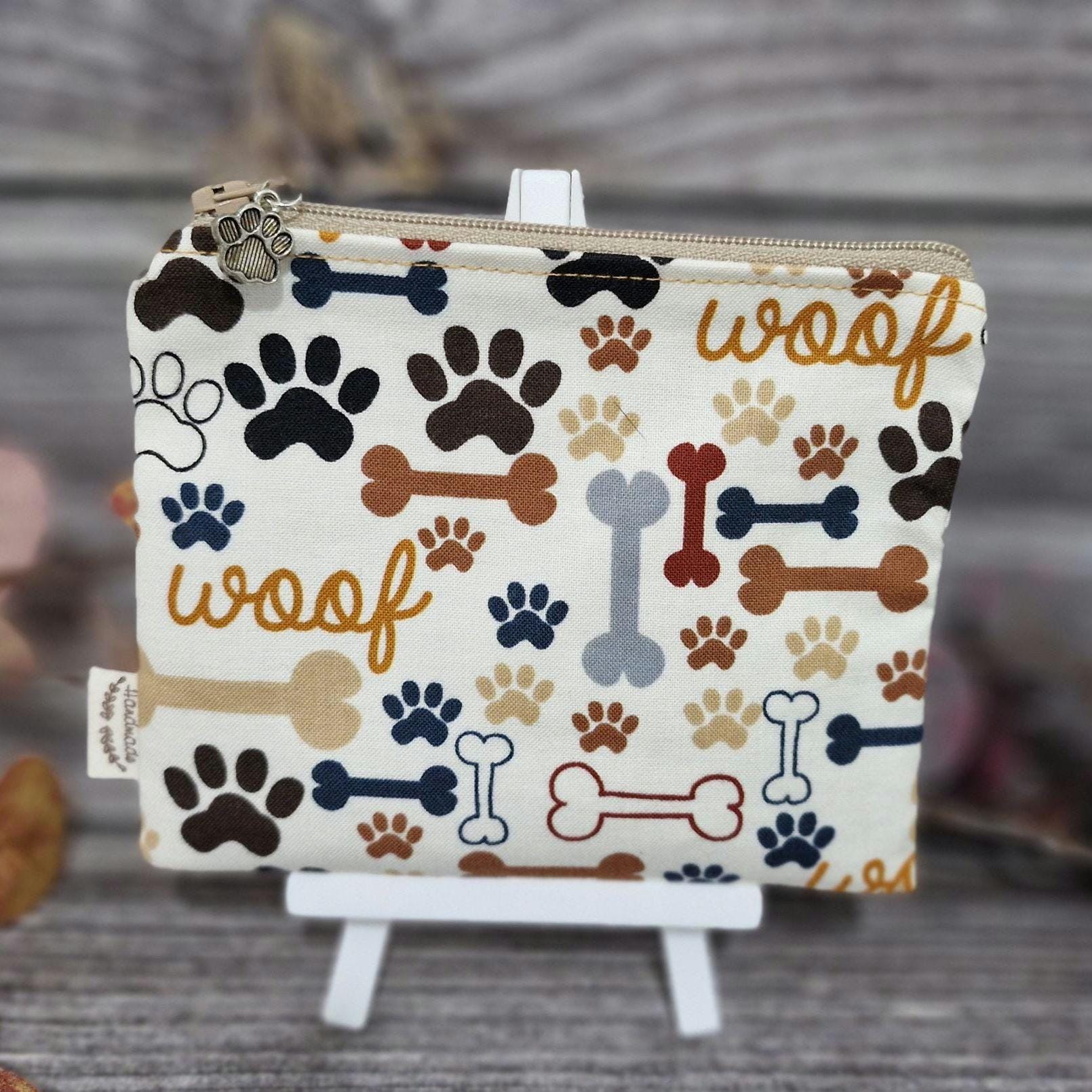Paw Print Purse,dog Theme Purse,small Coin Purse,fabric Purse,purse ...