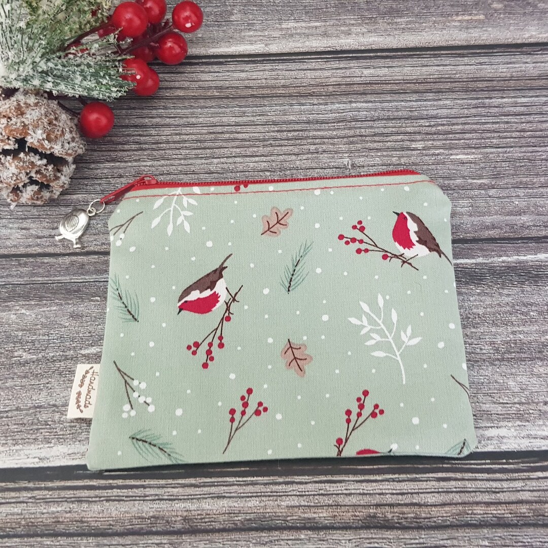 Red Robin Purse, Robin Coin Purse, Robin Red Breast Purse - Etsy
