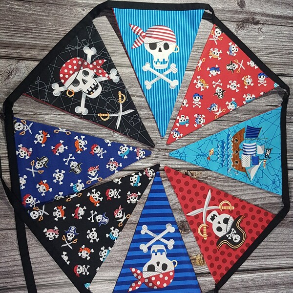 Pirate Bunting - Etsy UK