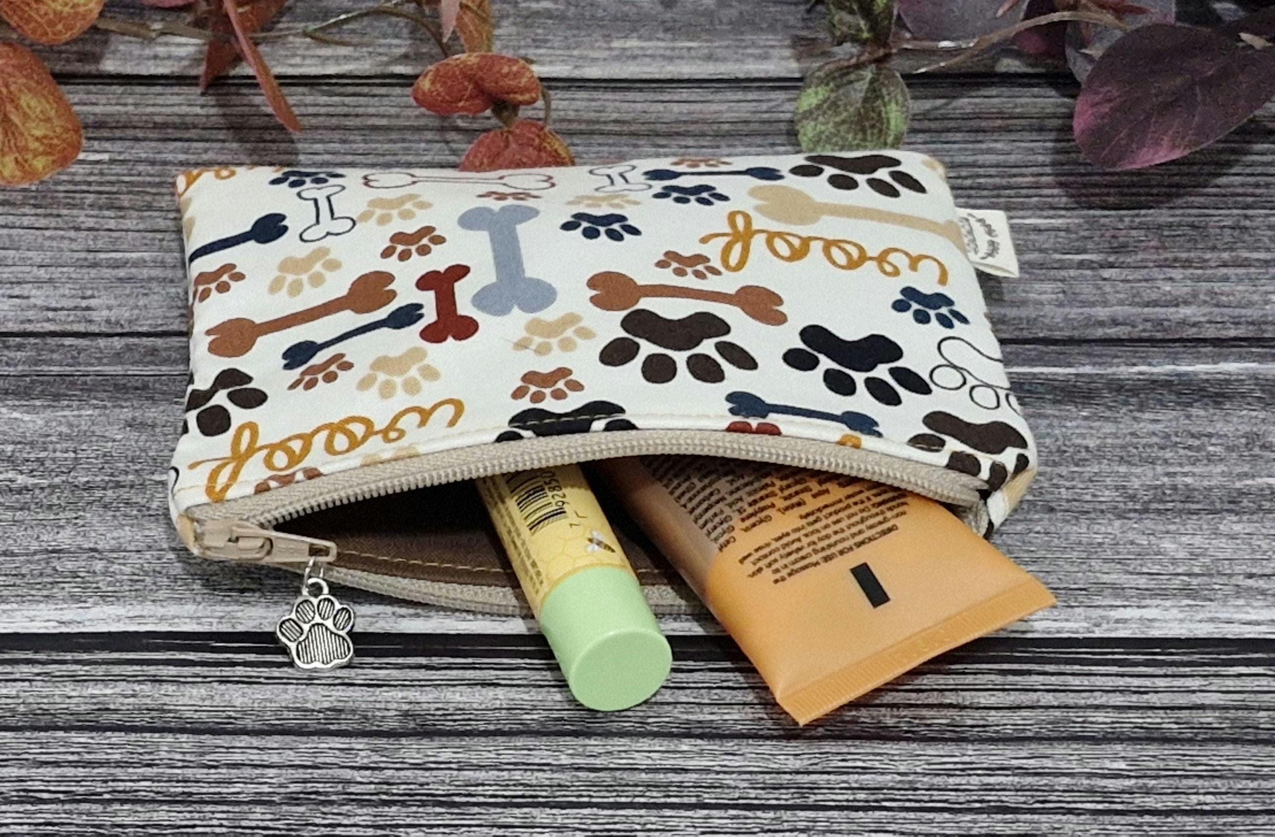 Paw Print Purse,dog Theme Purse,small Coin Purse,fabric Purse,purse ...
