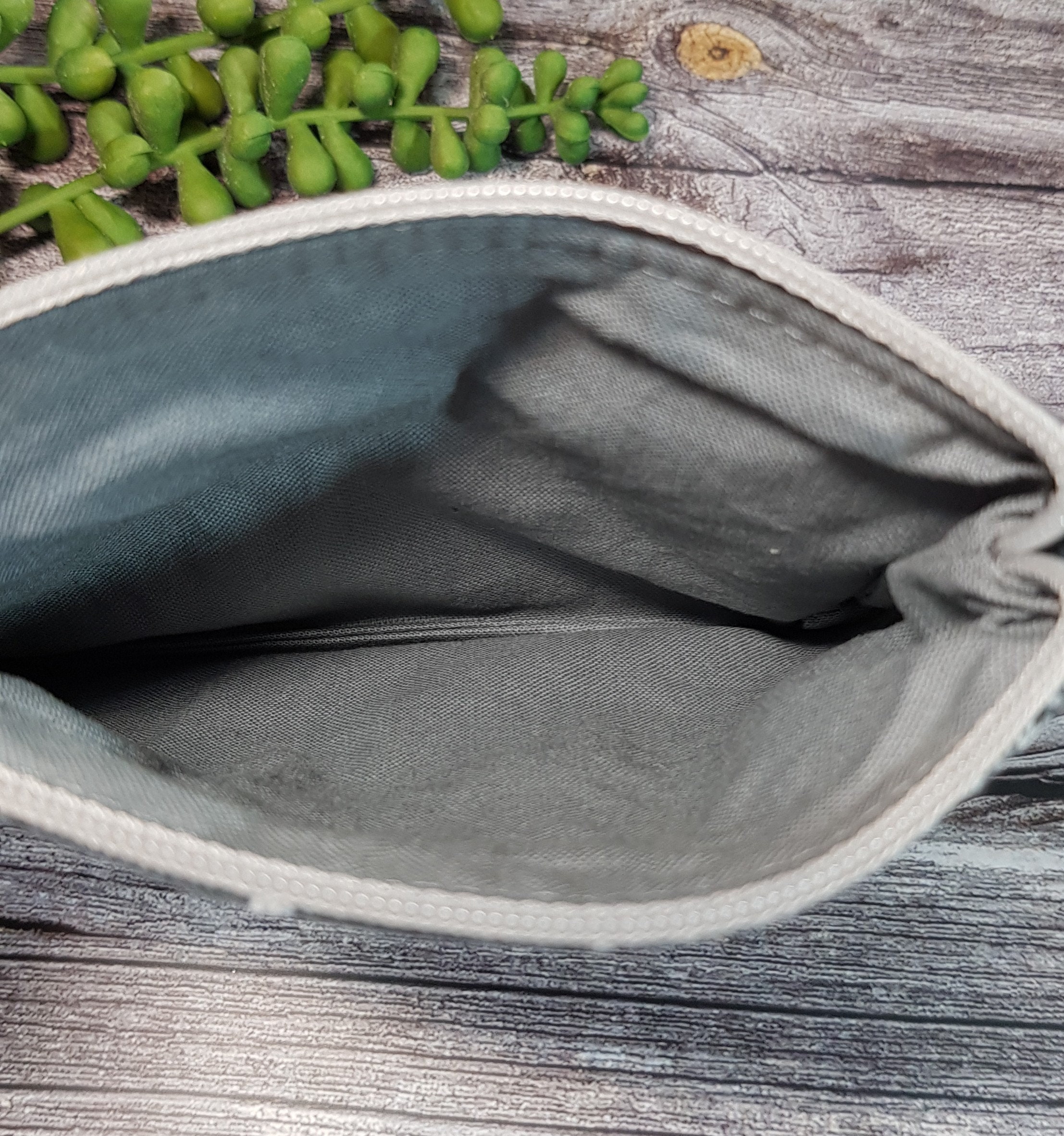Mulberry Trees Coin Purse in Dark Grey, Small Zip Purse, Ladies Small ...
