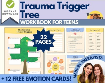 Trauma/ptsd Processing Workbook Journal Printable, CBT Anxiety Workbook ...