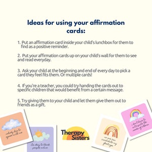 12 Boundary Affirmation Cards | Teen Therapy Card Deck Counselling Tool ...