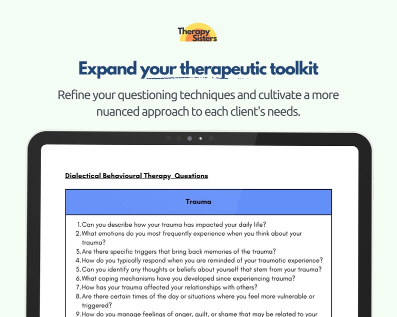 450 DBT Therapy Questions Therapy Interventions Therapy Cheat Sheet ...
