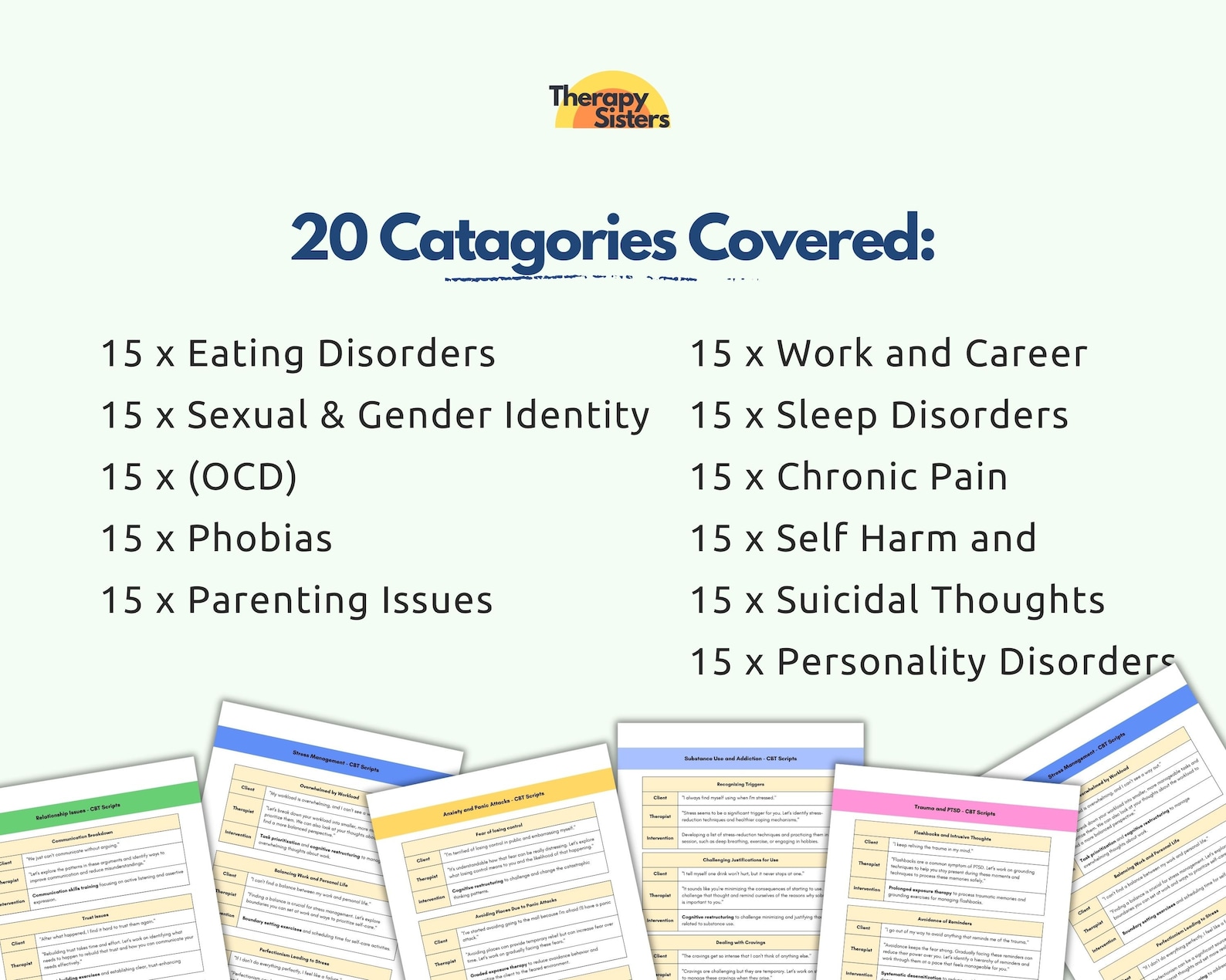 CBT Therapy Session Scripts | Therapy Note Sentence Starters Therapy ...