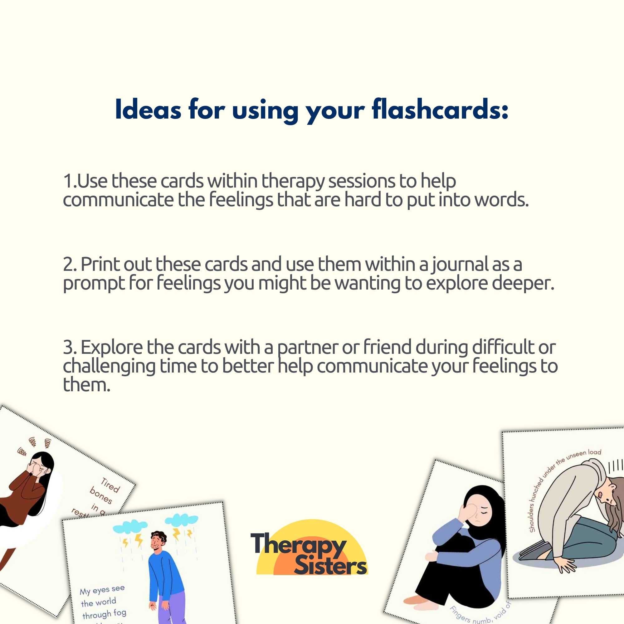 Depression Flash Cards | Depression, Self-esteem Building, Therapy ...