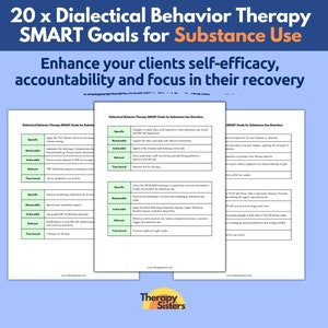 DBT SMART Goals for Sobriety and Addiction Treatment Planning ...