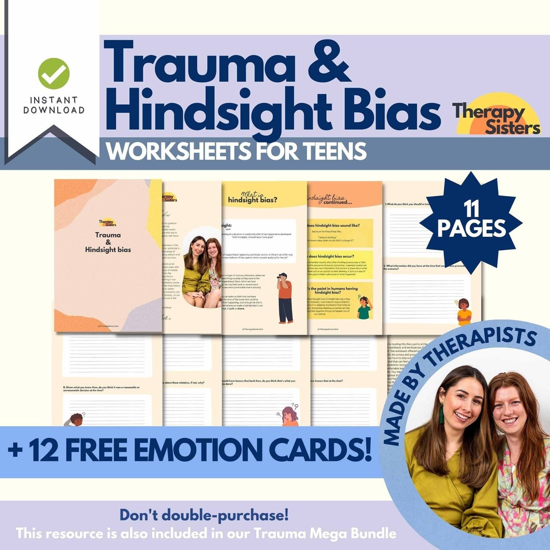 Trauma/ptsd Processing Workbook | Trauma Journal Printable CBT Anxiety ...