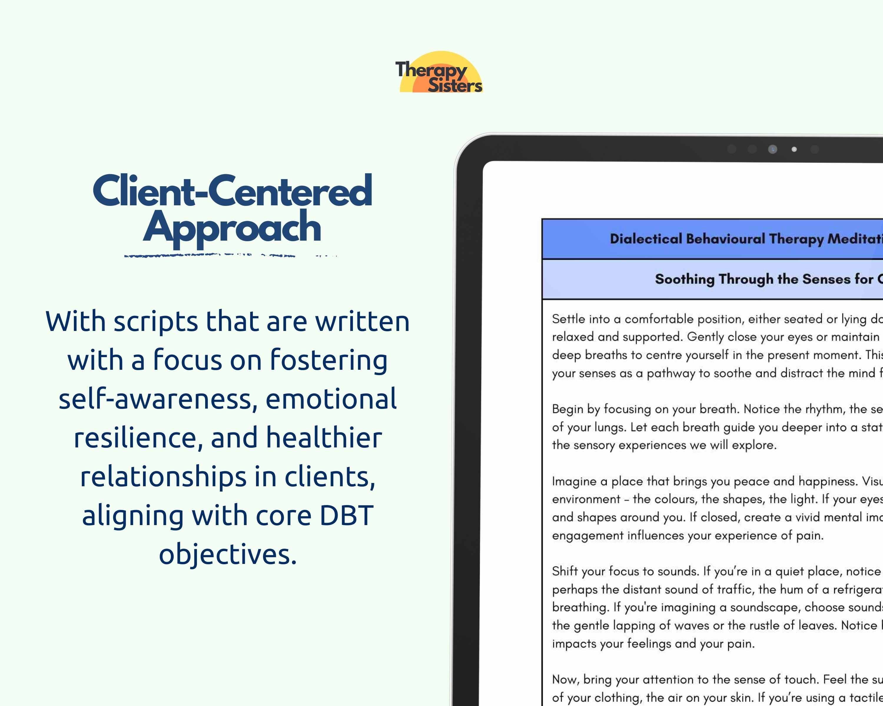 10-week 25-minute DBT Chronic Pain Meditation Scripts | Therapy ...