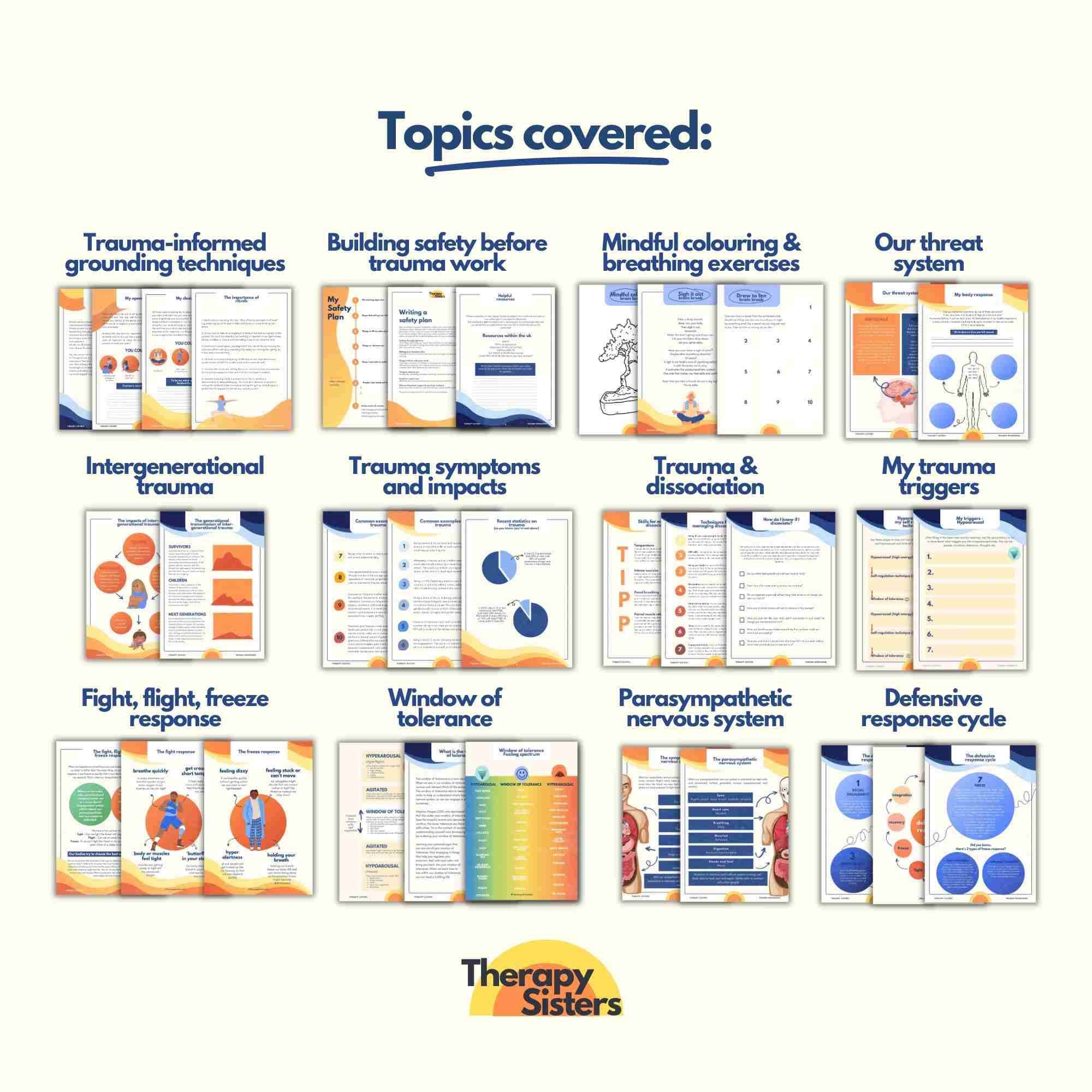 Trauma Psychoeducation Workbook Trauma Journal Printable CBT - Etsy