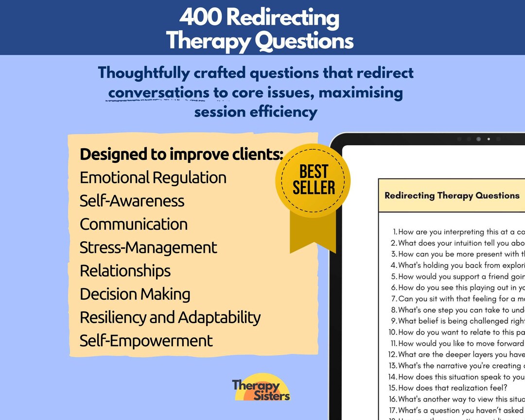 400 Redirecting Therapy Questions | Therapy Interventions Therapy Cheat ...