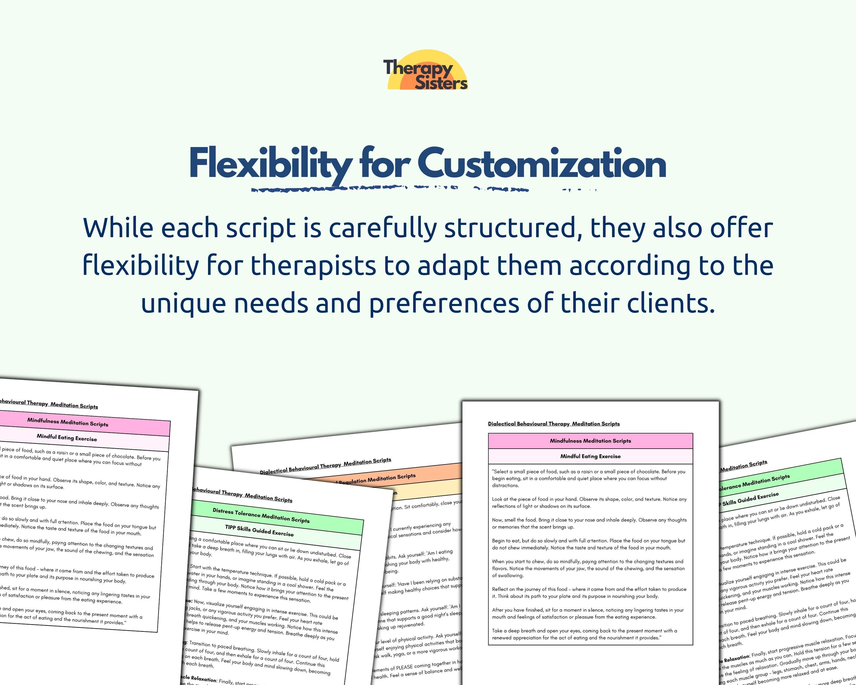 DBT Meditation Scripts | DBT Cheat Sheet Social Worker CBT Tools Diary ...