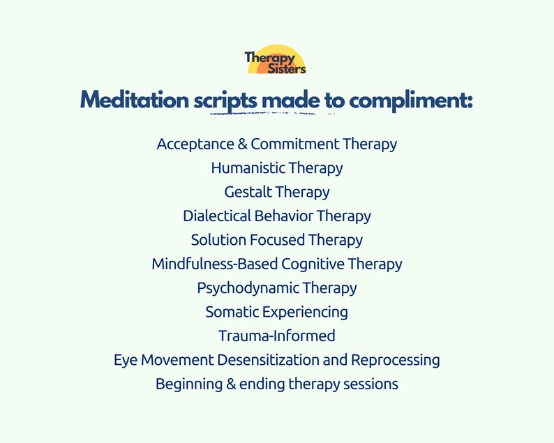 45 Guided Meditation Scripts Therapy Resources Therapy Cheat Sheet ...