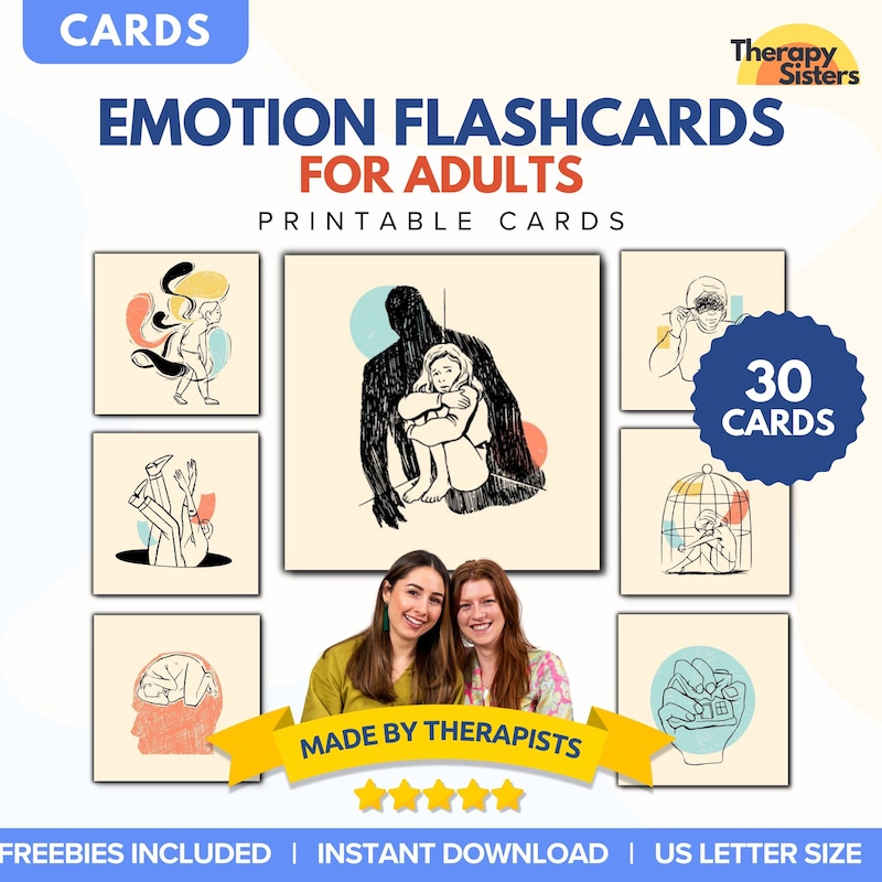 Emotions Cards Adult - Etsy Australia