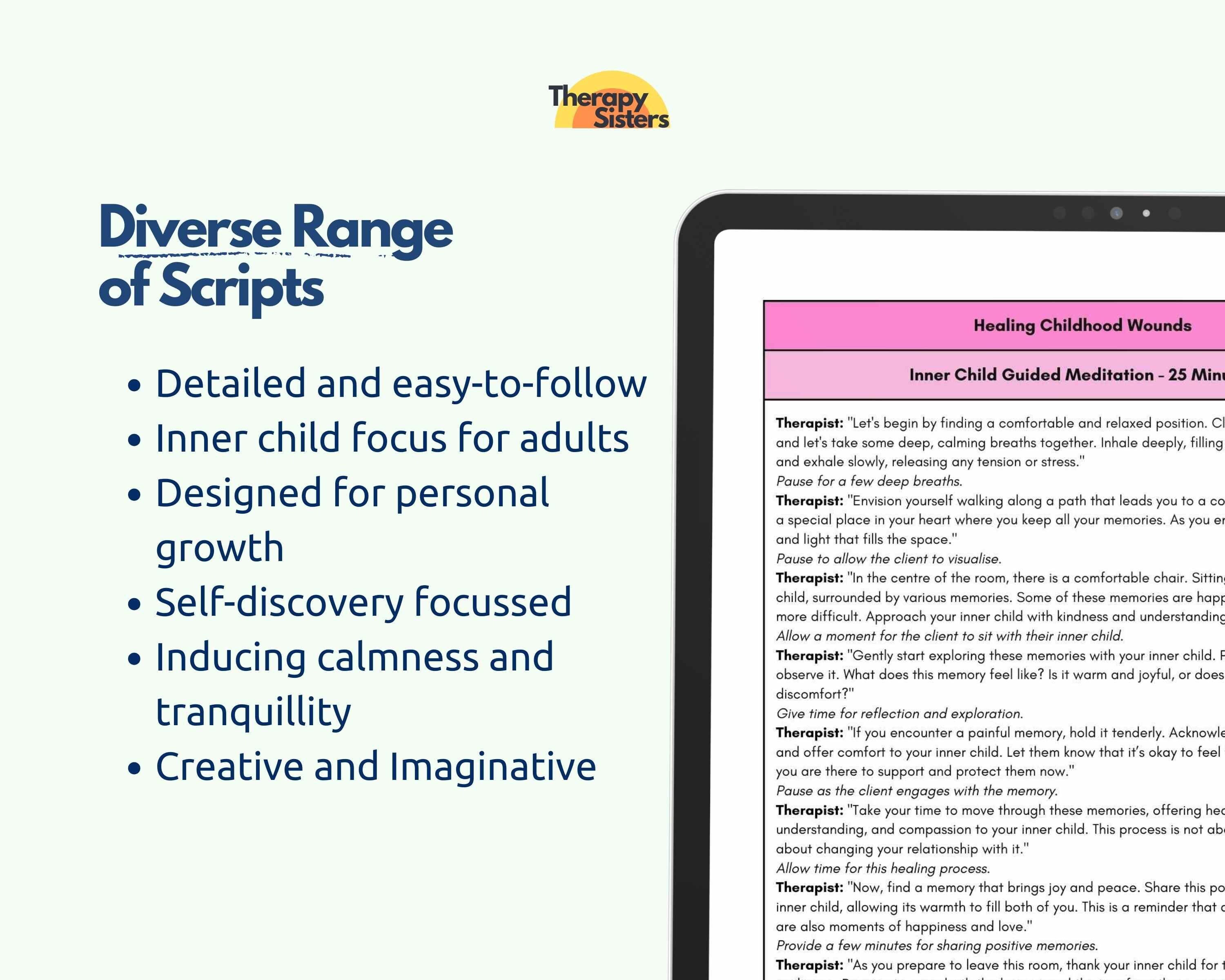 20 X 25-minute Inner Child Guided Meditation Scripts | Psychologist ...