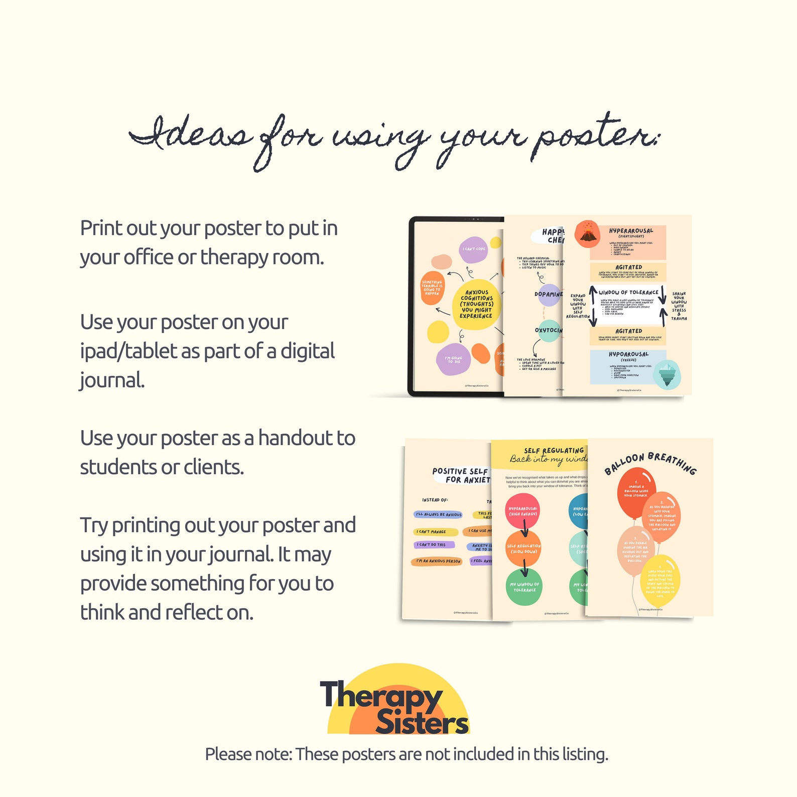 Window of Tolerance Poster School Counseling Sign Poster Psychologist ...