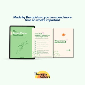 People Pleasing Workbook | Self Therapy Journaling Writing Prompts ...