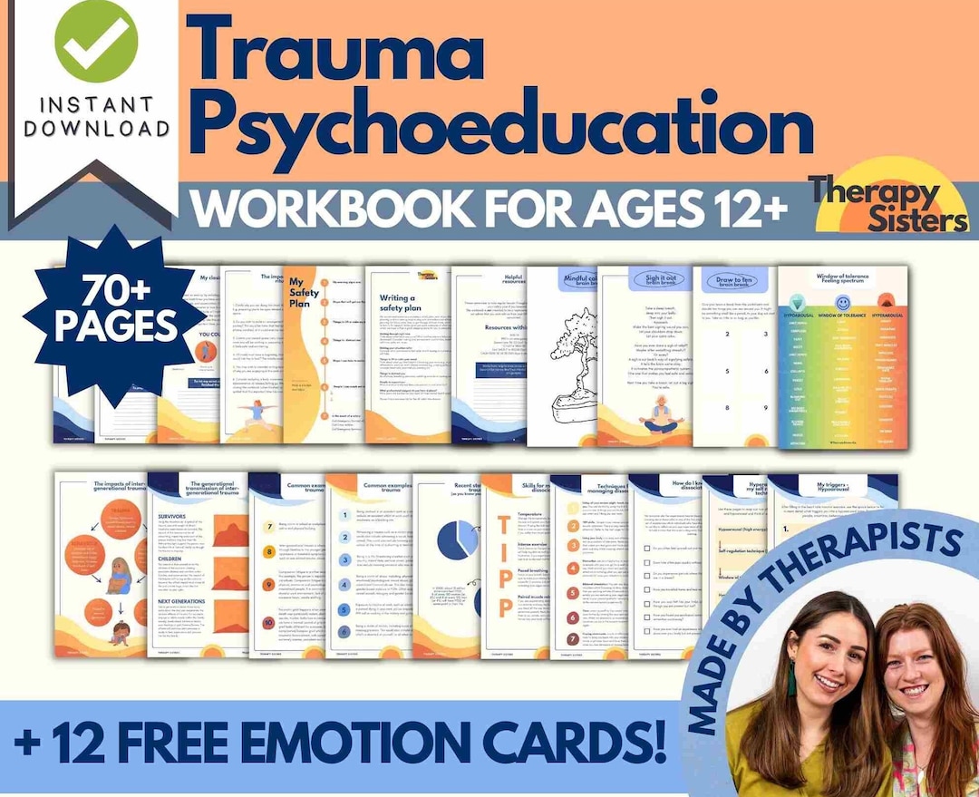 Trauma Psychoeducation Workbook Trauma Journal Printable CBT - Etsy