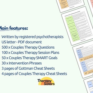Couples Therapy Resource Bundle | Communication Tools Couples ...