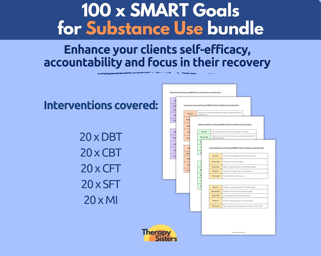 SMART Goals for Sobriety and Addiction Treatment Planning Substance ...