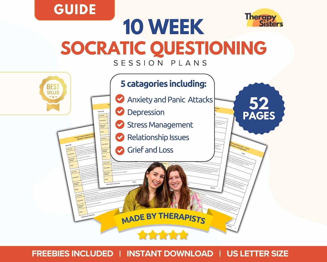 10 Week Socratic Questioning Session Plans | Therapy Sessions, Therapy ...