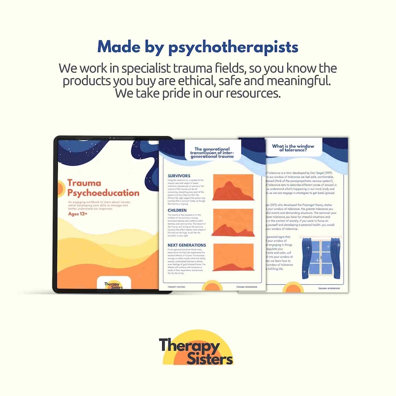 Trauma Psychoeducation Workbook Trauma Journal Printable CBT - Etsy