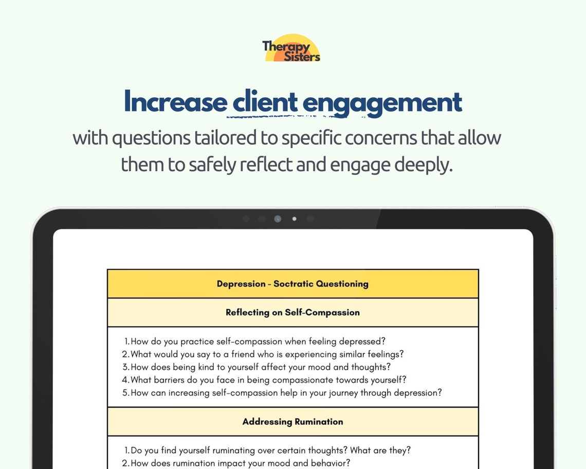 500 Socratic Questioning Therapy Questions | Intervention Phrases HIPAA ...