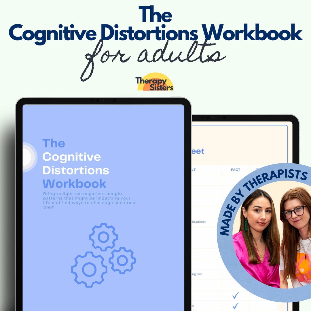 Cognitive Distortions Workbook Process Unhelpful Thinking - Etsy