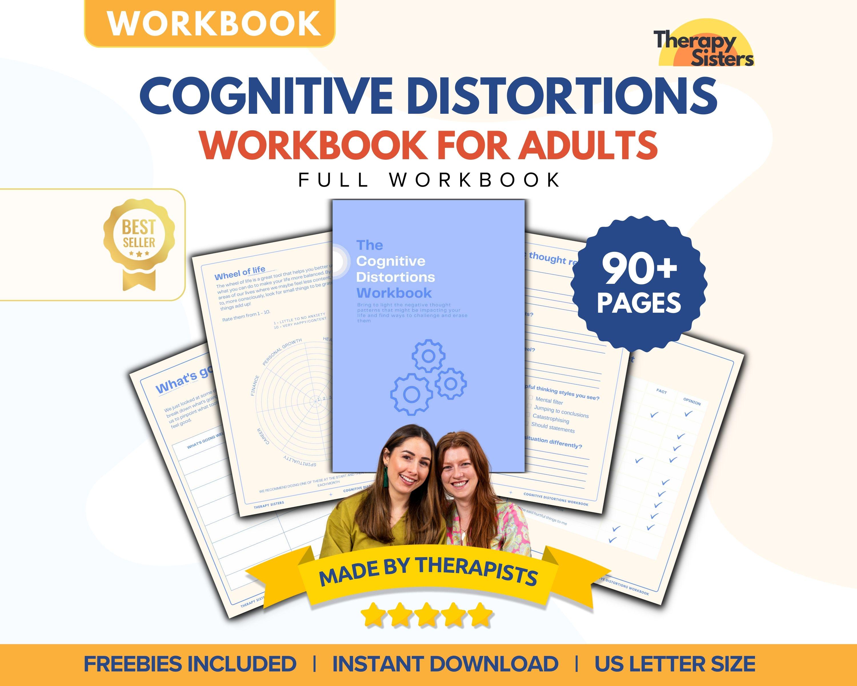 Cognitive Distortions Workbook | Process Unhelpful Thinking Styles ...