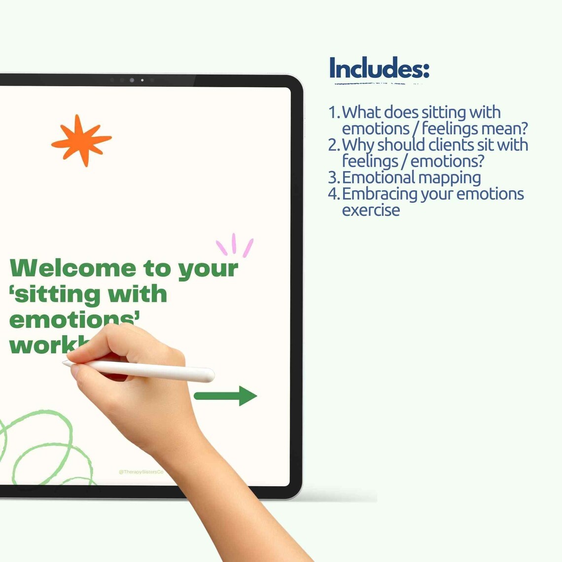 Sitting With Emotions Worksheets for Professionals Sitting With ...